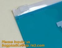 China Biodegradable Top quality B4 A4 B5 A5 A6 transparent zipper file bag pvc zipper document bag,file bag with zipper docume for sale