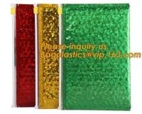 China Hot Metallic Colorful Bagease Packaging Zipper Bubble Bag For Cosmetic Packaging,Zip lockkk Bubble Bags are Made of PET/CP for sale