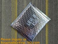 China Wholesale Lip Stick Matt Black Cosmetic Zipper Bag,Made of strong PE film with barrier bubble lining.bagease bagplastics for sale