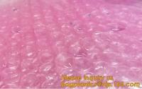 China Pink Shiny Black Cosmetic Zipper Bubble Bag Slider Padded Pouch,Customized Slider Bubble Bag, OEM Factory Price With Cus for sale