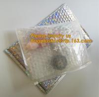 China Flat Envelopes Zip lock Bubble Bag, Low Price Most Popular Bubble Slider Bag,Plastic PE Material Mailer Slider Air Ziplo for sale