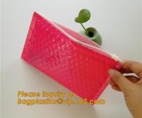 China Promotional inner pad slider seal bags Recycled material heavy duty brown kraft paper bubble envelope padded mail bags for sale