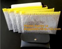 China Zip lockkk Bubble Bag Zipper Padded Bag with LOGO for Cosmetic,custom colorful metallic bubble zipper bag Packaging Cosmeti for sale