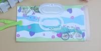 China eco biodegradable Reusable CMYK UV Printed Zip Top Travel Plastic EVA Baby Tissue Wet Wipes Bag, EVA Wet Tissue Bags for sale