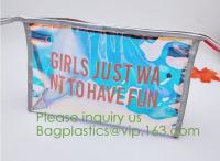 China printed PVC zipper bag ,transparent PVC swimwear packaging bag,bikini bag,zipper bag for cosmetic packing bagease bagpac for sale