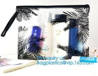 China slider LDPE A5 plastic document bag, Zipper slider clear custom undergarment packaging bag, Frosted PVC Swimwear Packing for sale