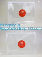 China Horizontal Style Top Slider Closure Zip PVC Pack Bag for Tower Clothing Pack Clear and Frosted Sides, PVC / EVA / TPU zi for sale