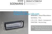 China file pouch slider zipper bag, slider zipper bag for jewellery, pencil case, Clear Soft Pvc Zipper Blanket Packing Bag Ha for sale