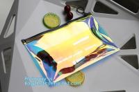 China Kid Handbag Pu Cheaper Plastic Zipper Slider Clear Pvc Bag, Slider Zipper Bag Plastic Bag For Card, zipper packaging bag for sale