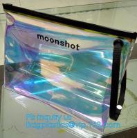 China translucent plastic PVC slider bags frosted EVA zipper packaging bag, PVC slider zipper bag plastic bag with zipper rese for sale