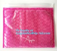 China Protection Usage For Cosmetic Packaging Slider Bags, Custom Poly Bags Slider Bags, Reusable Packing Slider bubble bag, H for sale