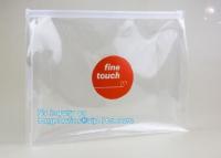 China frosted zipper lock slider packing bag, cosmetic tool packaging sliding zipper bags, waterproof pe Zip lockkk slider bags for sale