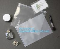 China Flat Pouch Bag Type Clear PVC Plastic Slider Zip lockkk bag, swimwear packaging eva bags,slider zipper bags for towel, slid for sale