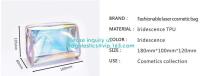 China vinyl pvc barrel cosmetic bag with zipper, Barrel Bag Clear PVC Packing Zipper Bag, barrel PVC cosmetic bag, barrel bag for sale