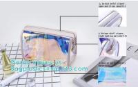 China vinyl pvc barrel cosmetic bag with zipper, Barrel Bag Clear PVC Packing Zipper Bag, barrel PVC cosmetic bag, barrel bag for sale