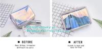 China vinyl pvc barrel cosmetic bag with zipper, Barrel Bag Clear PVC Packing Zipper Bag, barrel PVC cosmetic bag, barrel bag for sale