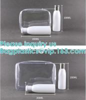 China PVC tube handle carrier bag, Plastic Tube Cylindrical PVC packing Bag, PVC tube bag with handle for shampoo package, bag for sale