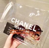 China transparent pvc beach bag plastic packing bag with zipper lock pvc pouch, bikini bags, bikini pouch, swimwear packaging for sale