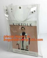 China pvc shopping jelly bag promotional pvc duffle bag with handle, rope handle pvc reusable plastic shopping bag, promotiona for sale