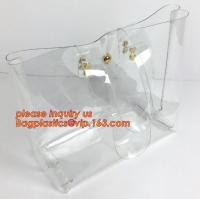 China Clear Tote Bags Handbag PVC Women Shoulder Fashion Transparent Beach Bag, PVC Women Bags Tote Beach Handbags, eco zipper for sale