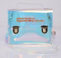 China biodegradable PVC tube handle carrier bag, handle packing bag oem pvc bag,zipper pvc cosmetic bag with handle bags, sack for sale