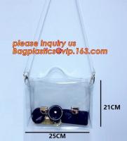 China biodegradable PVC tube handle carrier bag, handle packing bag oem pvc bag,zipper pvc cosmetic bag with handle bags, sack for sale