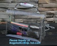 China pvc handbag with small bag, PVC Transparent Fashionable Handbag Shoulder Bag Crossbody handBag, pvc carrier, carrier han for sale