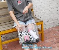 China PVC Clear Glitter Chain Shoulder Bag, PVC Shoulder Plastic Beach Bag, clear pvc gift handbags, shoulder beach pvc bags for sale