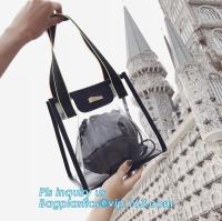 China Vinyl PVC Chain Handbag Shoulder Bag for Young Ladies, Studded Clear Tote/PVC shoulder bagClassical Colorful PVC Wallet for sale
