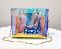 China Waterproof transparent pvc shoulder bag beach tote bag, Stylish young outdoor carry clear pvc shoulder bag, PVC Beach To for sale