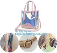 China Classical Colorful PVC Wallet Bag Pouch Bag shoulder bag, PVC Crossbody Bag For School Travel Girls, Tote Bag Clear Shou for sale
