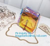 China High quality newest fashion transparent handbags women pvc clear bags shoulder bag, Clear Pvc Manufacture Small Custom T for sale
