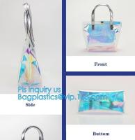 China cosmetic pouch custom makeup bag, portable travel makeup bag cases bulk women handbag, Travel waterproof clear zipper co for sale