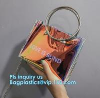 China Fashion Women handbag Transparent PVC Clear Beach single shoulder bag,woman handbag, PVC handbag ladies women tote bag for sale