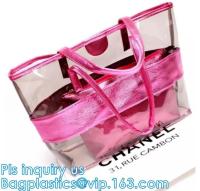 China Shinning PVC Metal Chain Girls Fashion Mini Handbags, Fashionable Women PVC tote bags jelly candy handbag, tote shopper for sale