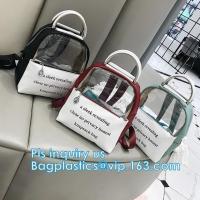 China PVC Waterproof Dry Bag Hiking Backpack, Fashionable Transparent Waterproof Pvc Backpack, Casual Clear PVC Backpack Plast for sale