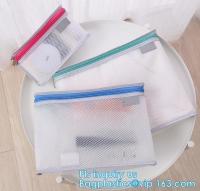China Nylon Mesh Makeup cosmetic Bag / small nylon mesh make up cosmetic bag, Travel Mesh Cosmetic Makeup Organizer Bag, mesh for sale