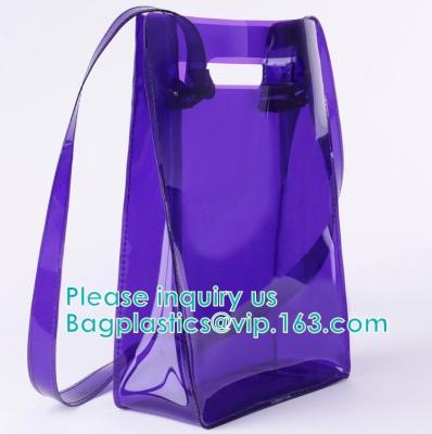 China Backpack Shoulder Biodegradable Shopping Bags Promotional Waterproof Cosmeti Vinyl for sale