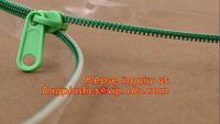 China pp double track plastic zipper, pe plastiz seal zipper, PE Hermetic seal zipper for sale