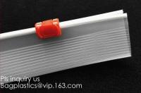 China Eco-Friendly large plastic bag horizontal flat zipper for sale, horizontal pvc zipper, pvc transparent flat zipper for sale