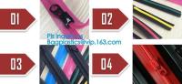 China multi colored transparent plastic easy tear zipper, closure pe bag clear press lok zipper, reclosable press zipper for sale