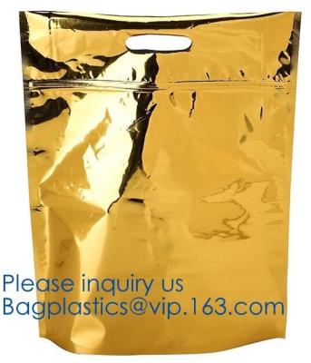 China Qual Seal Flat Bottom Stand Up Pouch With Zip lockkk Slide Zipper Gusset 8 Side Seal Food for sale