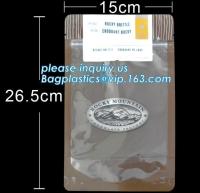 China Metalized Shielding Stand Up Pouch / Clear Stand Up Zip Bags Bags Packaging for sale