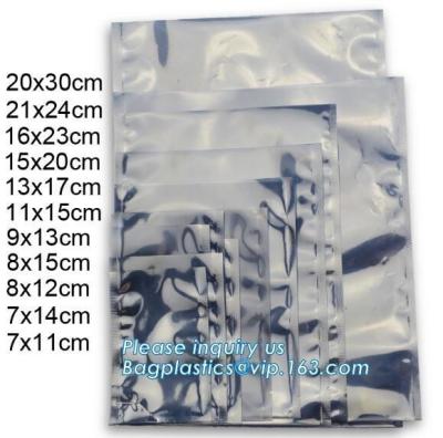 China Packing electronic PCB custom printed Zip lockkk vacuum plastic pouch esd moisture barrier aluminum bag bagplastics bagease for sale