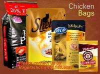 China Surgar Salt Pack Pillow Pouch Chicken Bag Quad Seal Vacuum Kraft for sale