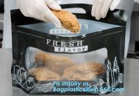 China Anti Fog Function Plastic Zipper Roasted Chicken Packaging Bag, slide zipper hot chicken bags/ roasted chicken plastic p for sale
