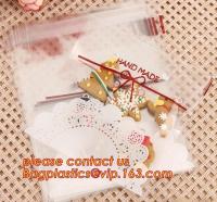 China professional design cute santa deer elk christmas opp cookie bags, moisture proof opp cookies bag,Merry Christmas 50 Pcs for sale
