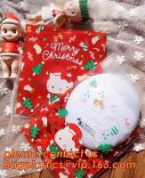 China Various Styles Christmas Santa Claus moose Snowman self-adhesive Cookie packaging bags for biscuits snack christmas for sale