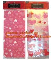 China Decorative Candy Cello Bag Valentine's Day Clear Plastic Treat Bag,valentine's day Promotion gift colorful heart silicon for sale