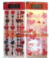 China Decorative Candy Cello Bag Valentine's Day Clear Plastic Treat Bag,valentine's day Promotion gift colorful heart silicon for sale